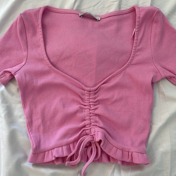 Zara | Tops | Nwt Zara Crop Top | Poshmark